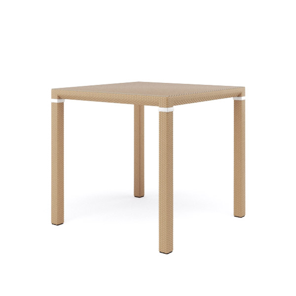 UNI DINING TABLE 80X80CM INCL. TEMPERED GLASS TOP 6MM