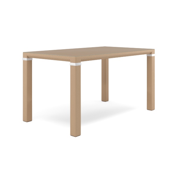 UNI DINING TABLE 80X80CM INCL. TEMPERED GLASS TOP 6MM